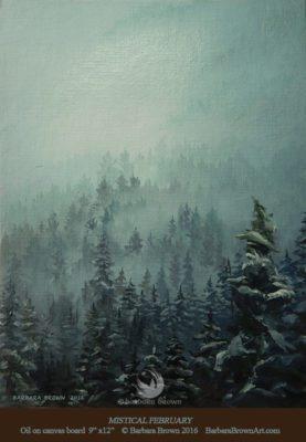 Mistical February | Barbara Brown, Artist of the Forest